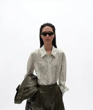 Bottega Veneta Printed Silk Shirt
