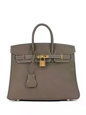 Hermès 2019 25 Birkin Tote Bag - Grey