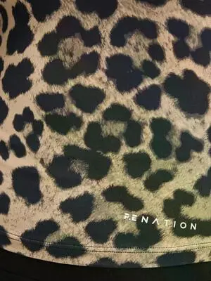 P.E Nation Foundation Muscle Leopard-print Tank Top