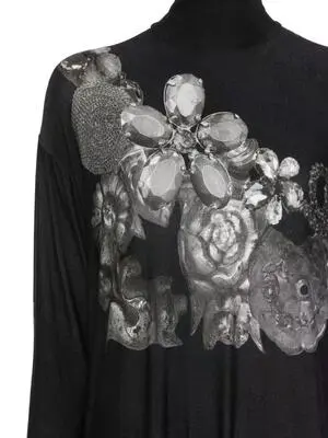 BARBARA BOLOGNA Graphic-print High-neck T-shirt