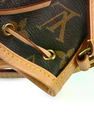 LOUIS VUITTON 2015 Nano Noe Monogram Shoulder Bag