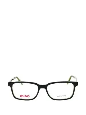 Hugo Rectangle-frame Glasses - Blue