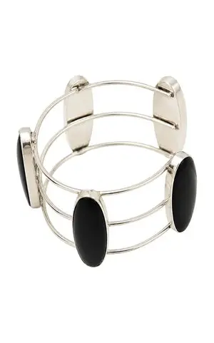 CURATORIA Pipa Alpaca Metal Bracelet - Black