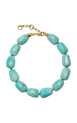 LIZZIE FORTUNATO Sea And Sky Collar In Amazonite - Blue