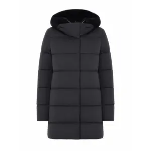 Herno Satin A-shape Down Jacket - Black