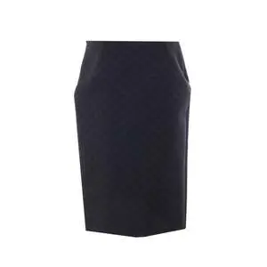 Gucci Gg Viscose Jacquard Skirt