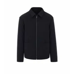 Gucci Gg Reversible Wool And Nylon Zip Jacket - Black