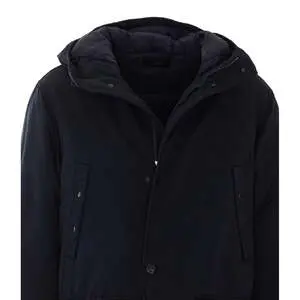 Stone Island Logo David-tc Ghost Piece Heavy Jacket - Blue
