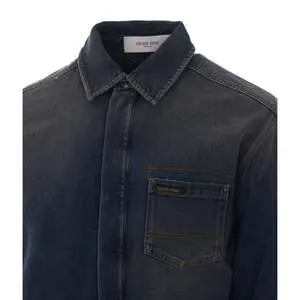GOLDEN GOOSE Journey Roger Denim Shirt - Blue