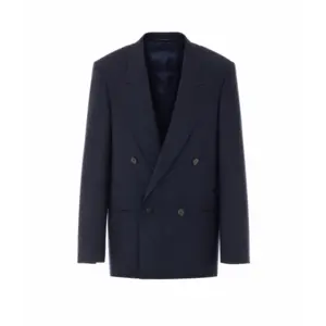 Gucci Light Wool Double Breasted Jacket - Blue