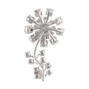 SELF-PORTRAIT Crystal Flower Brooch
