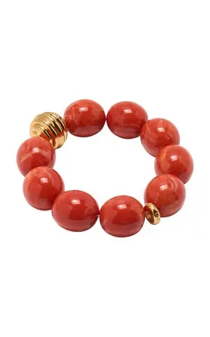 LIZZIE FORTUNATO Positano Bracelet In Seaberry - Orange