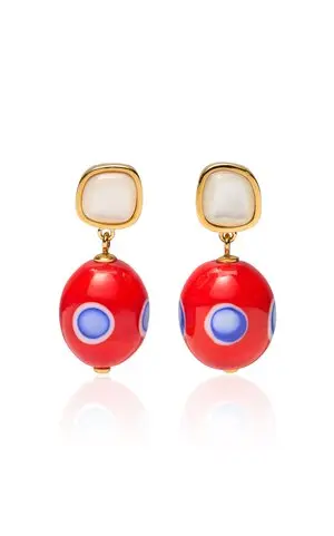 LIZZIE FORTUNATO Millefiori Earrings - Multi