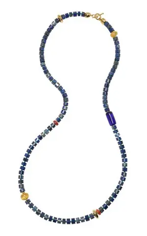 LIZZIE FORTUNATO Circo Necklace In Lapis - Blue