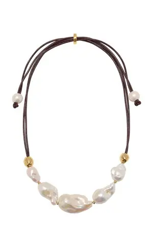 LIZZIE FORTUNATO Whitecap Necklace - White