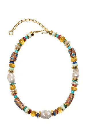 LIZZIE FORTUNATO Souvenir Necklace In Terrazzo