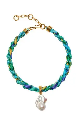 LIZZIE FORTUNATO Woven Collar In Amalfi - Multi