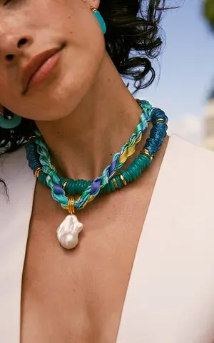LIZZIE FORTUNATO Lita Necklace In Meridian