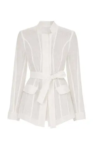 CURATORIA Ambar Linen Gauze Jacket