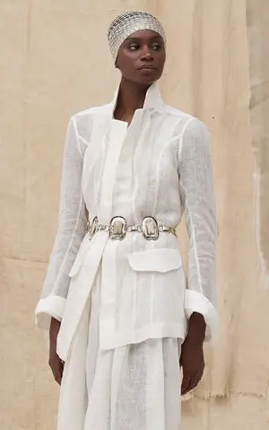 CURATORIA Ambar Linen Gauze Jacket