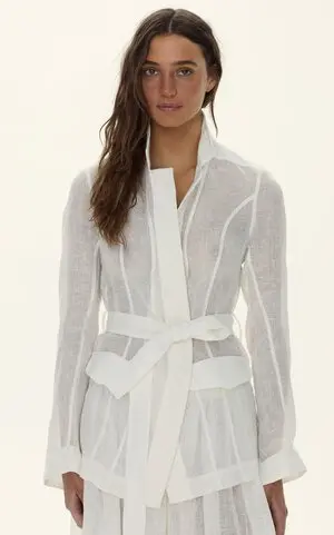 CURATORIA Ambar Linen Gauze Jacket