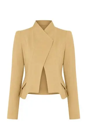 CURATORIA Duna Linen Jacket - Tan