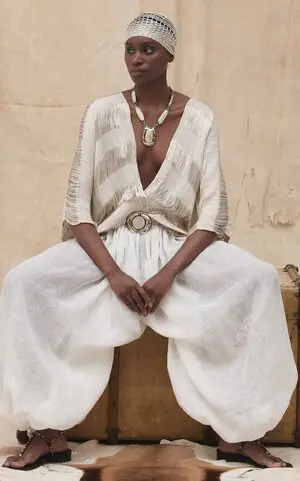 CURATORIA Ambar Linen Gauze Pants