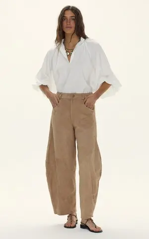 CURATORIA Montura Suede Pants