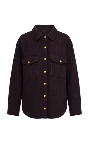 DL1961 Addison Overshirt - Brown