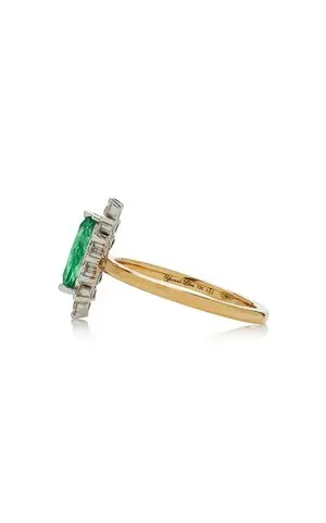 Yvonne Léon Pompadour 18k Yellow Gold Emerald Ring