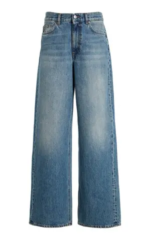 HOUSE OF DAGMAR Baggy Fit Jeans - Blue