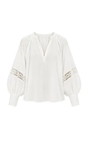 CURATORIA Oasis Randa Cotton Shirt - White