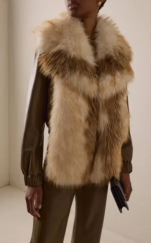 Apparis Mia Faux Fox Fur Collar