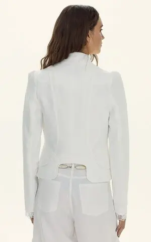 CURATORIA Niebla Linen-cotton Randa Jacket
