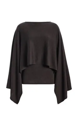 DL1961 Merino Wool Cape Sweater - Brown