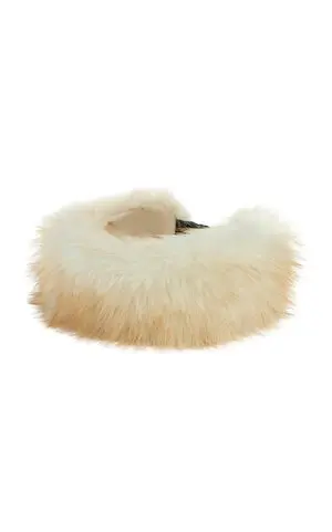 Apparis Eleni Faux Fox Fur Headband - Neutral