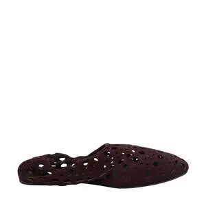 Alaïa Suede Vienne Flats - Red