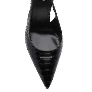 Paris Texas Lidia Pump Slingback - Black