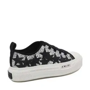 Amiri Glitter Star Court Sneakers - Gray