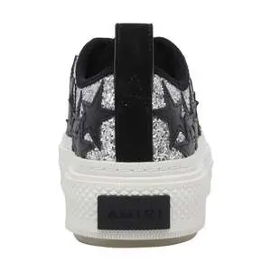 Amiri Glitter Star Court Sneakers - Gray