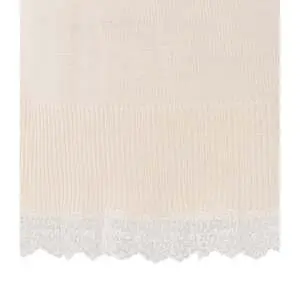 GANNI Sweater With Lace Detail - White