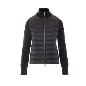 Moncler Logo Padded Cardigan - Black