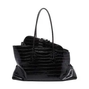 Attico Medium La Passeggiata Shoulder Bag - Brown