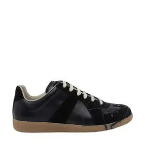 MAISON MARGIELA Replica Sneakers With Paint - Black