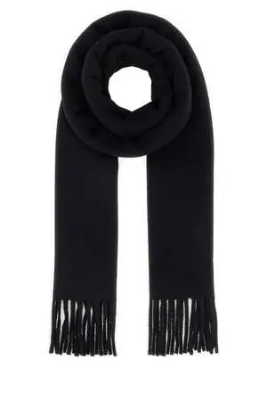 AMI Paris Wool Scarf - Black