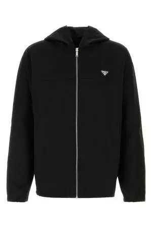 Prada Stretch Jersey Reversible Sweatshirt - Black
