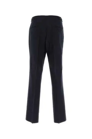 Prada Navy Wool Blend Pant
