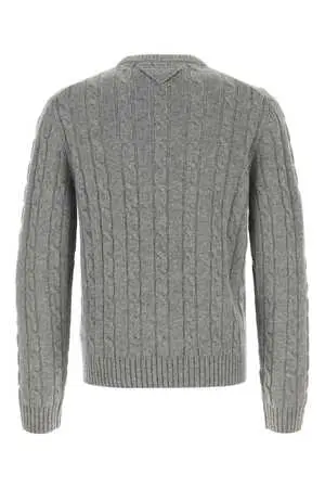 Prada Grey Cashmere Sweater