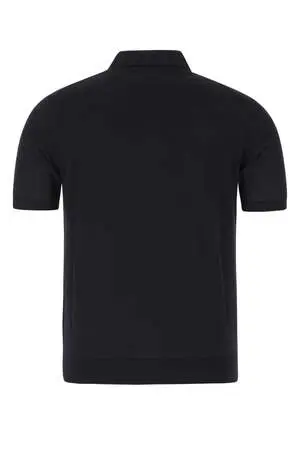 Prada Midnight Wool Polo Shirt - Blue
