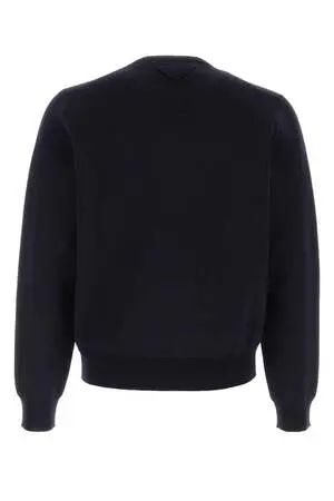 Prada Dark Blue Wool Blend Sweater